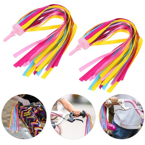 Bike Accessories Kids Tassles Handlebar Tassels for Girls Ribbons Child ...
