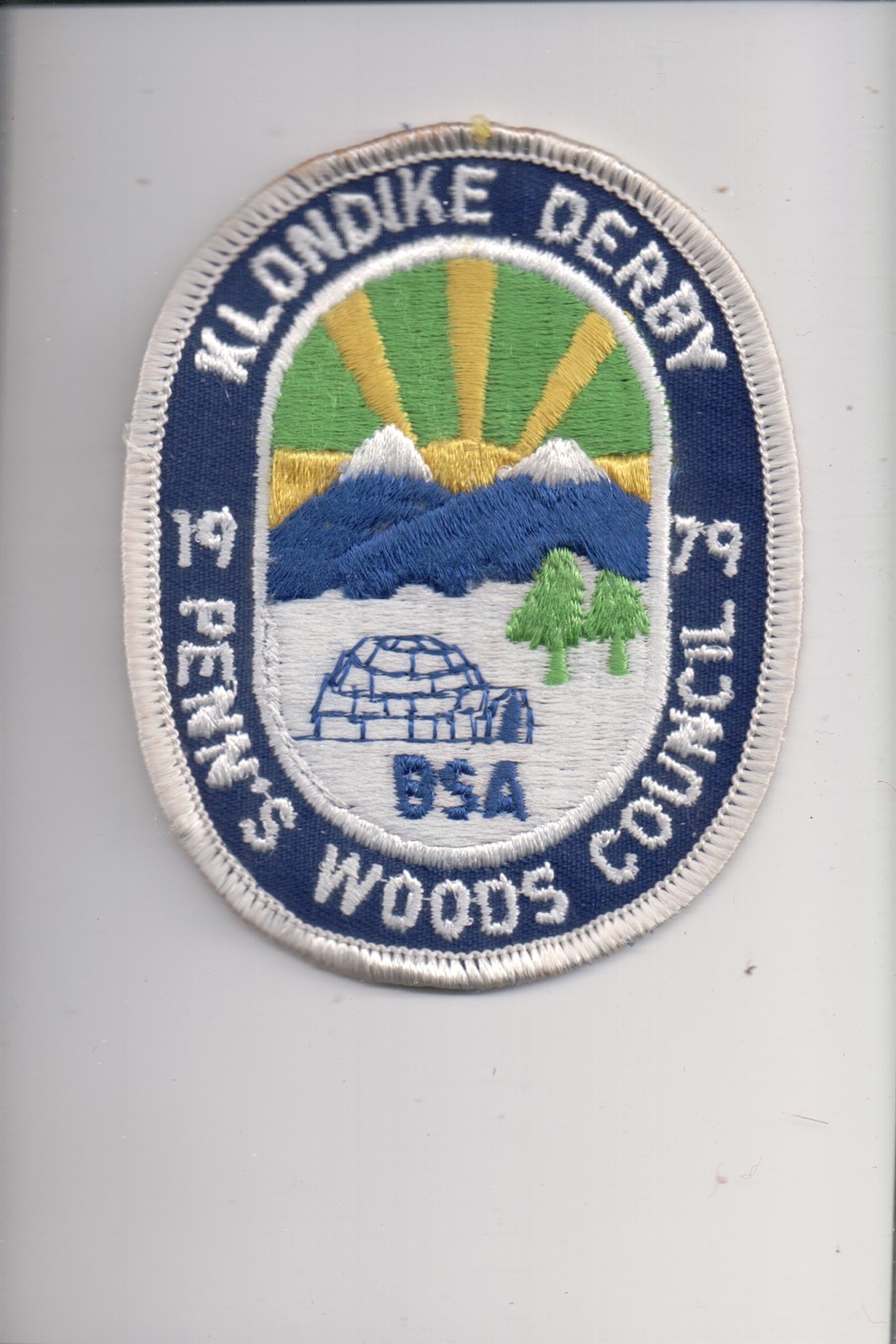 1979 Penn's Woods Council Klondike Derby patch | eBay