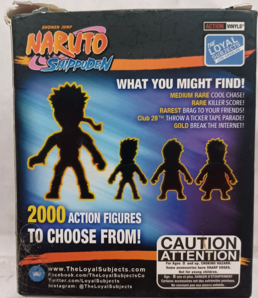 The Loyal Subjects Sazuke Uchiha Naruto Shippuden Vinyl Figure Preowned ...