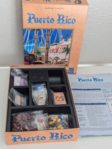 PUERTO RICO Board Game - 100% Complete - Rio Grande Games | eBay