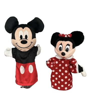 Disney Mickey And Minnie Mouse Hand Puppets | eBay