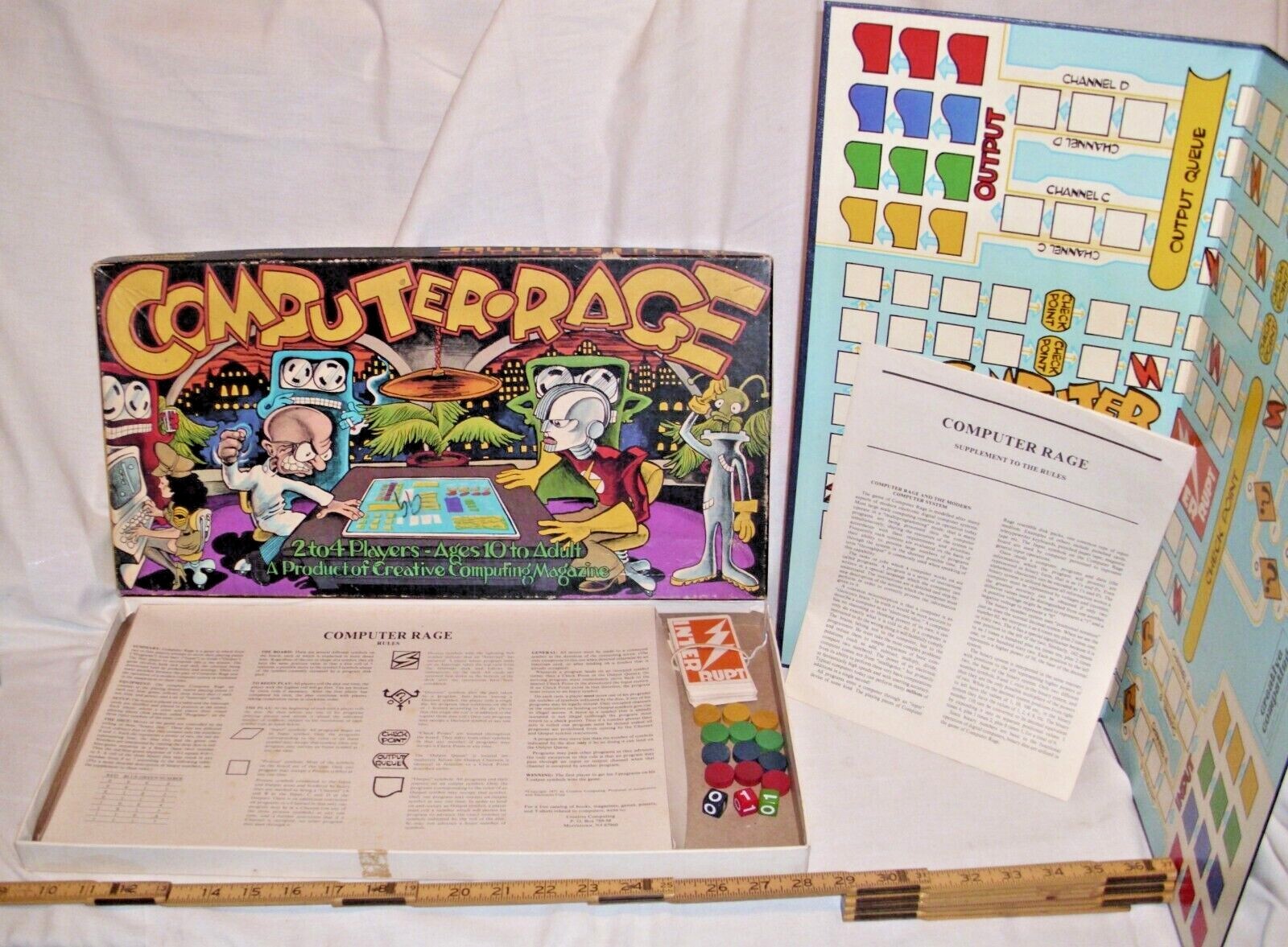 COMPUTER RAGE BOARD GAME 1977 CREATIVE COMPUTING COMPLETE | eBay