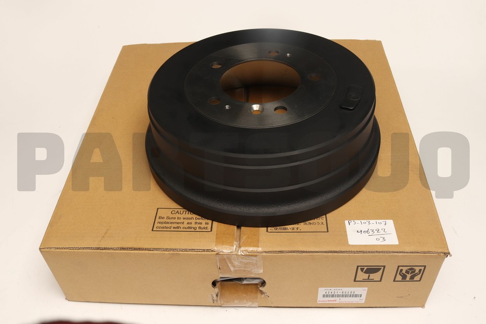 4243160250 Genuine Toyota DRUM SUB-ASSY, REAR BRAKE 42431-60250 | eBay