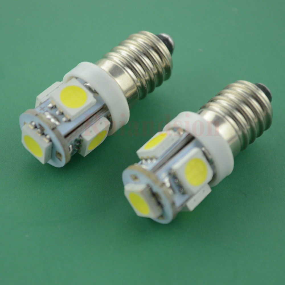 4x E10 LED BULBS 12V MG MGB MGC MIDGET TR TR6 CLASSIC CAR LED ...