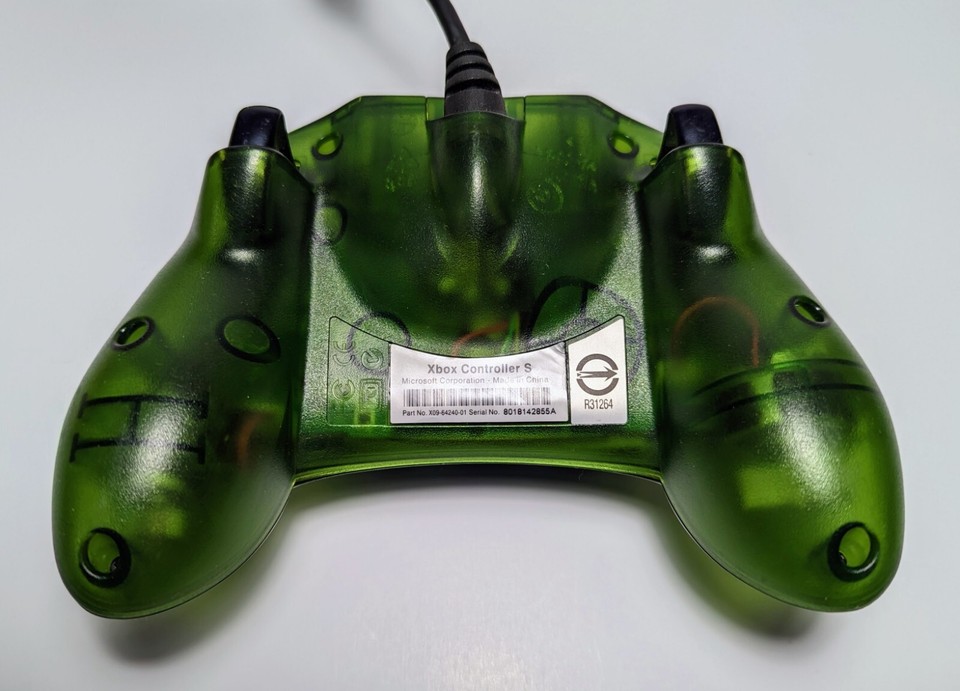 Genuine Original Xbox Controller S Translucent Green, Fully Refurbished ...