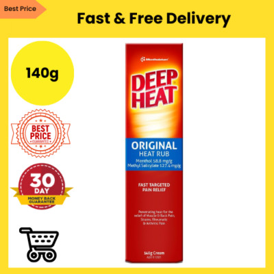 Deep Heat Extra Strength Cream 140g Fast Targeted Pain Relief Sports ...