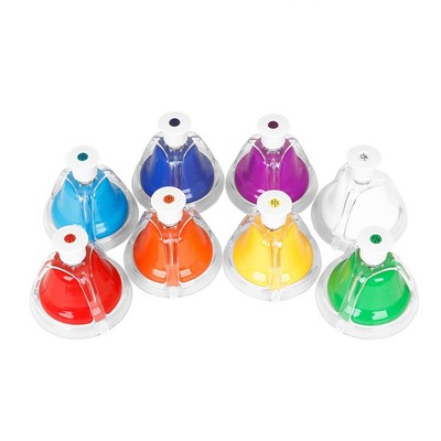Orff Musical Set Table Bell Colorful 8-Note Hand Bell Music Toys ...