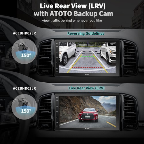 ATOTO F7WE 7in Full Touch Screen 2Din Bluetooth Car Stereo w/ HD ...