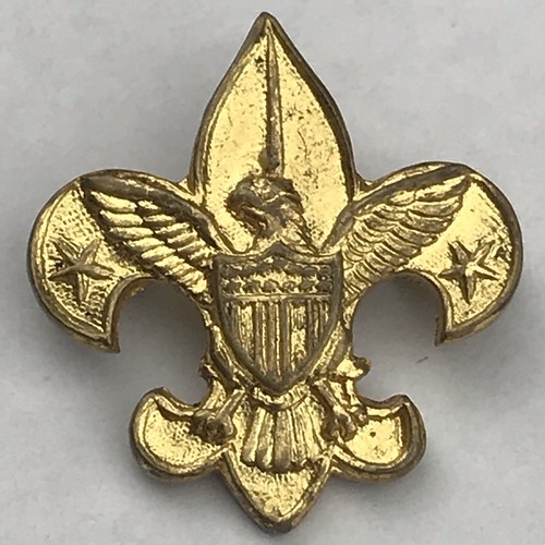 Boy Scouts of America Vintage BSA Pin Gold Tone 1920s With 1930s Clasp ...