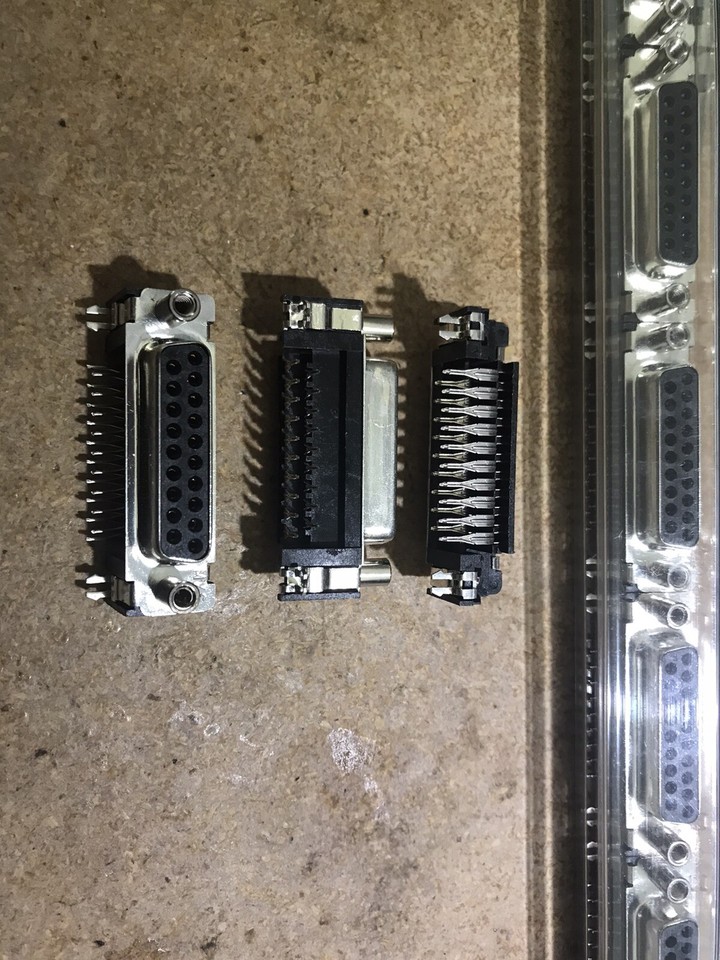 DSUB DB 19 Male Connector and DB 19 Female Right Angle pair NeXT Apple ...