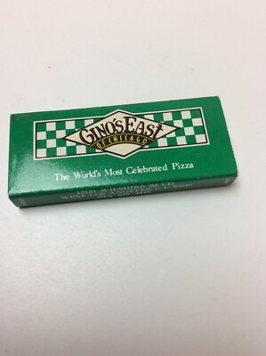 Vintage Gino’s East Chicago Pizza Matchbox Los Angeles California CA ...