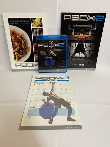 P90X2 FITNESS DVD EXERCISE SET 4 DISC WORKOUT GYM P90X EXERCISE P90 GYM ...