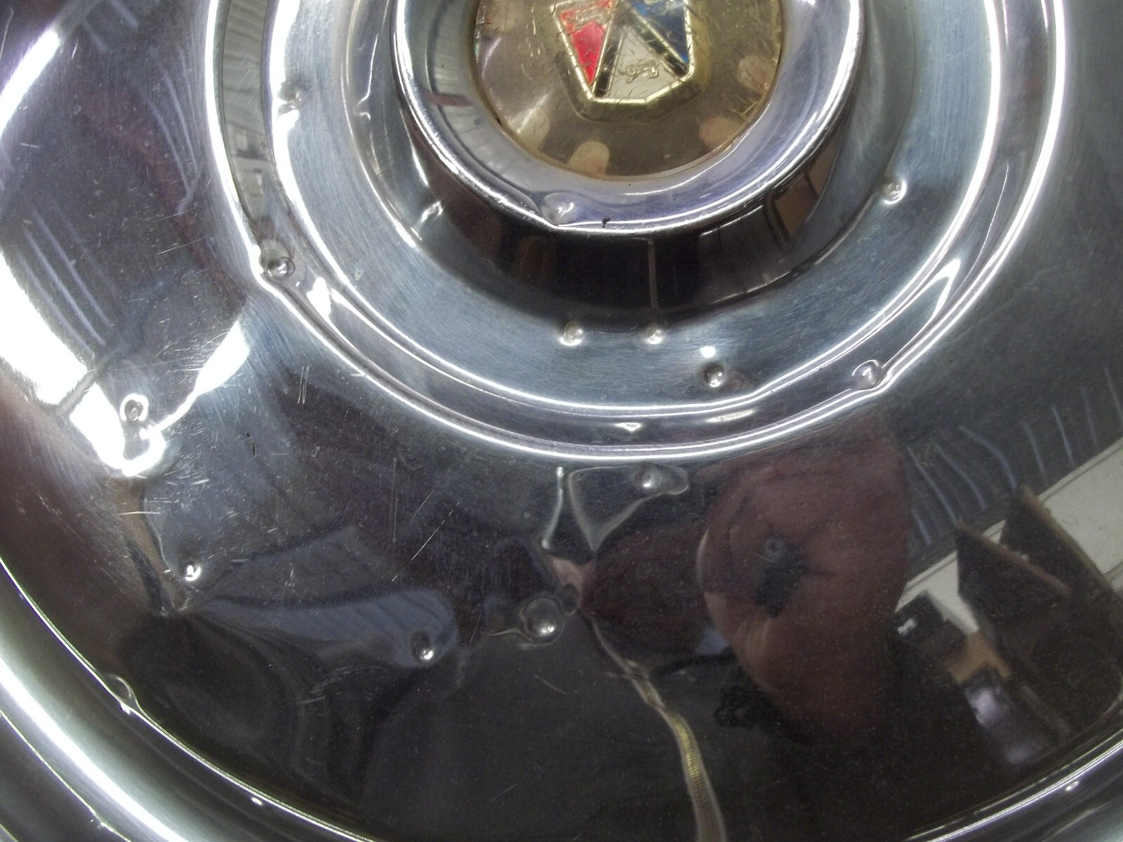 1955 55 1956 56 Ford Hubcap Rim Wheel Cover Hub Cap 15" OEM USED SET 4 ...