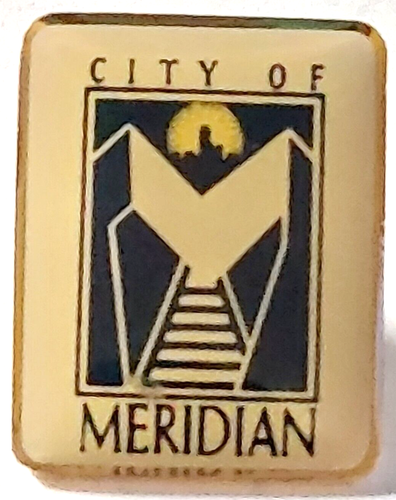 City of Meridian Lapel Pin | eBay