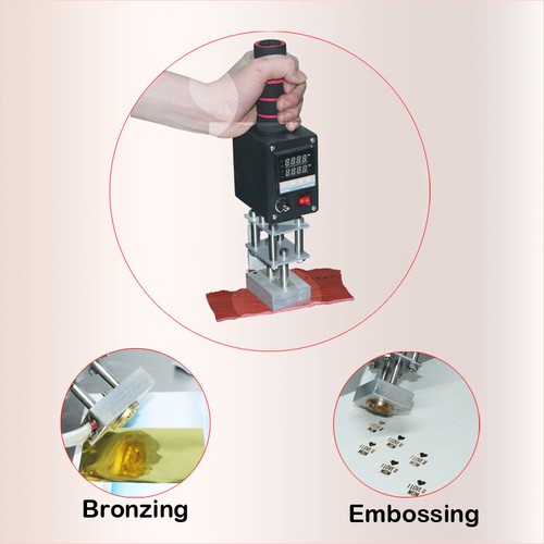 Wood Leather Paper Logo Bronzing Machine Hot Pressing Branding Iron ...