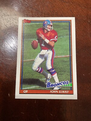1991 Topps football cards in near perfect uncirculated condition.# 554 ...