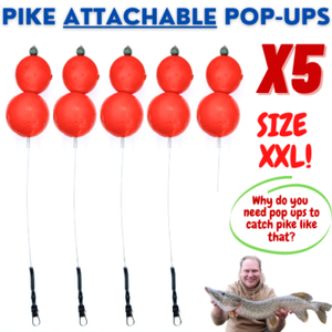 5 XXL Pike POP UPS Perfect for big bait PIKE RIGS - CHECK VIDEO IN ...
