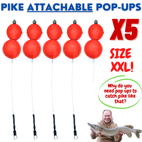 5 XXL Pike POP UPS Perfect for big bait PIKE RIGS - CHECK VIDEO IN ...