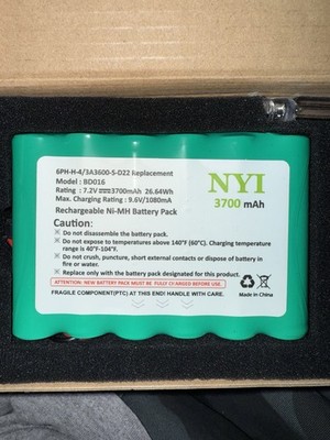 NYI Upgraded 3700 Mah Battery Compatible with DSC IMPASSA 9057 2-Way ...