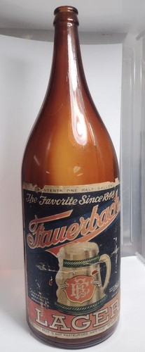 Fauerbach Brewing Company Beer Picnic Bottle Half Gallon 1938 Madison ...