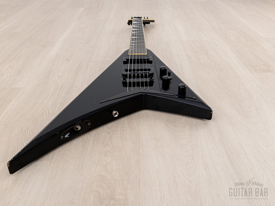 2006 Jackson Stars Randy Rhoads RR-J2BE Flying V Black w/ EMG & Case | eBay