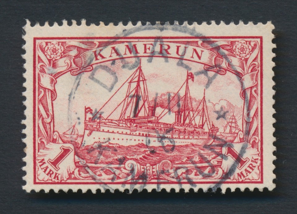 GERMAN KAMERUN STAMPS 1900-1917 KAISER'S SHIP HIGH VALUES, VARIOUS ...