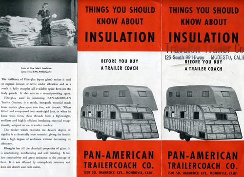 1940s Trailer Advertising Brochure Pan American Trailer Coach Co ...