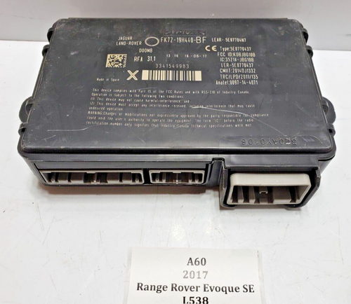14-21 OEM Range Rover Evoque L538 Theft Lock Keyless Entry Control ...