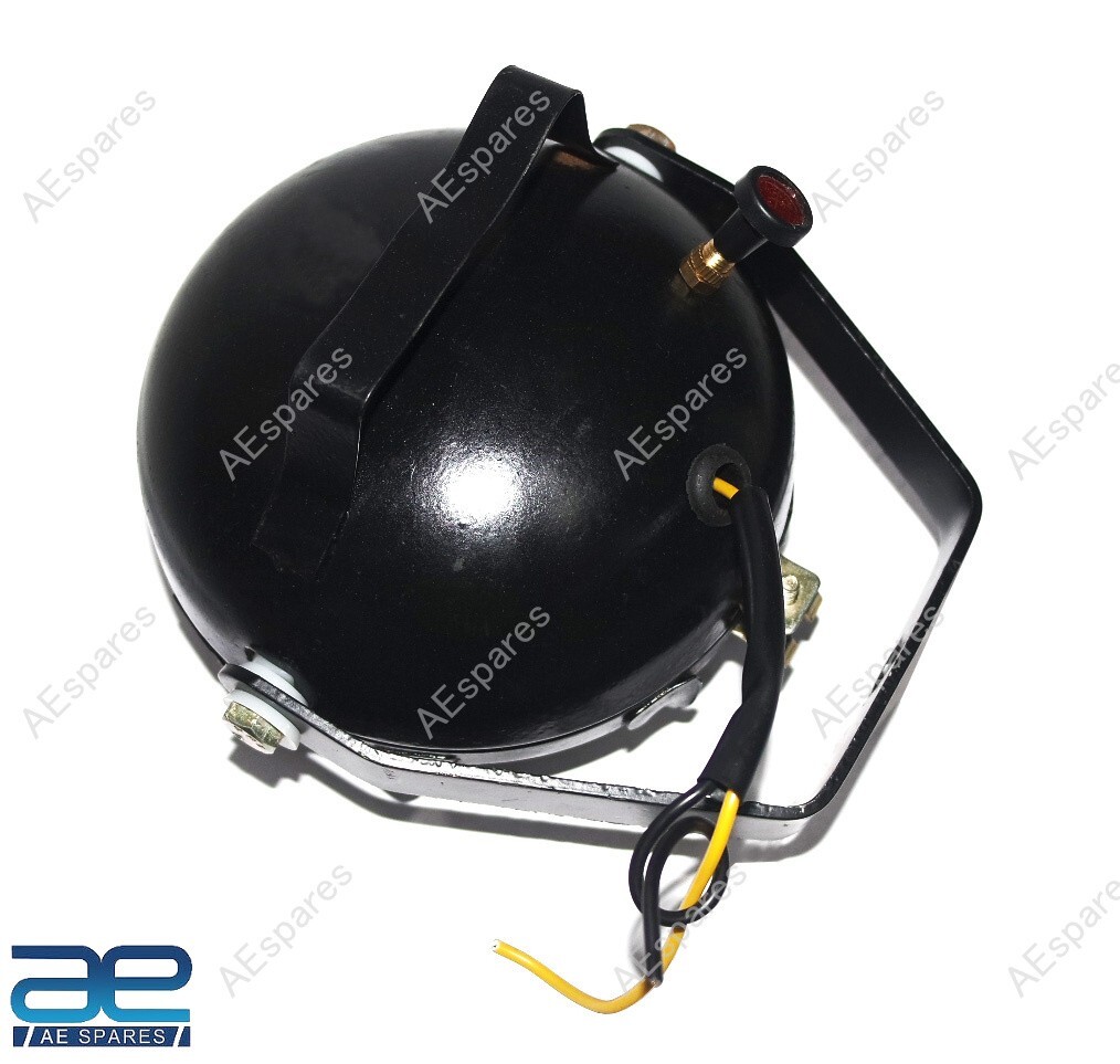 Black Plough lamp Spot Light With Bulb & Grill For Massey Ferguson ECs | eBay Australia