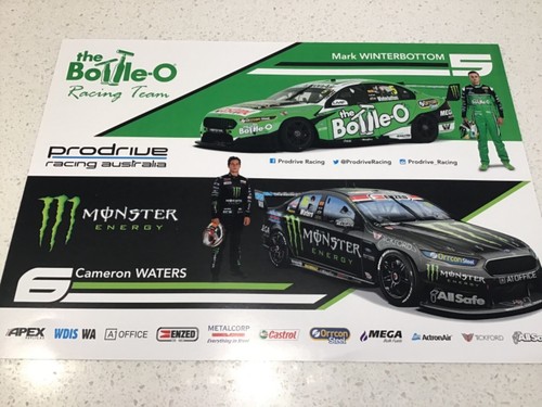 FORD PRODRIVE RACING TEAM POSTER, MARK WINTERBOTTOM, SUPERCARS V8, chai ...