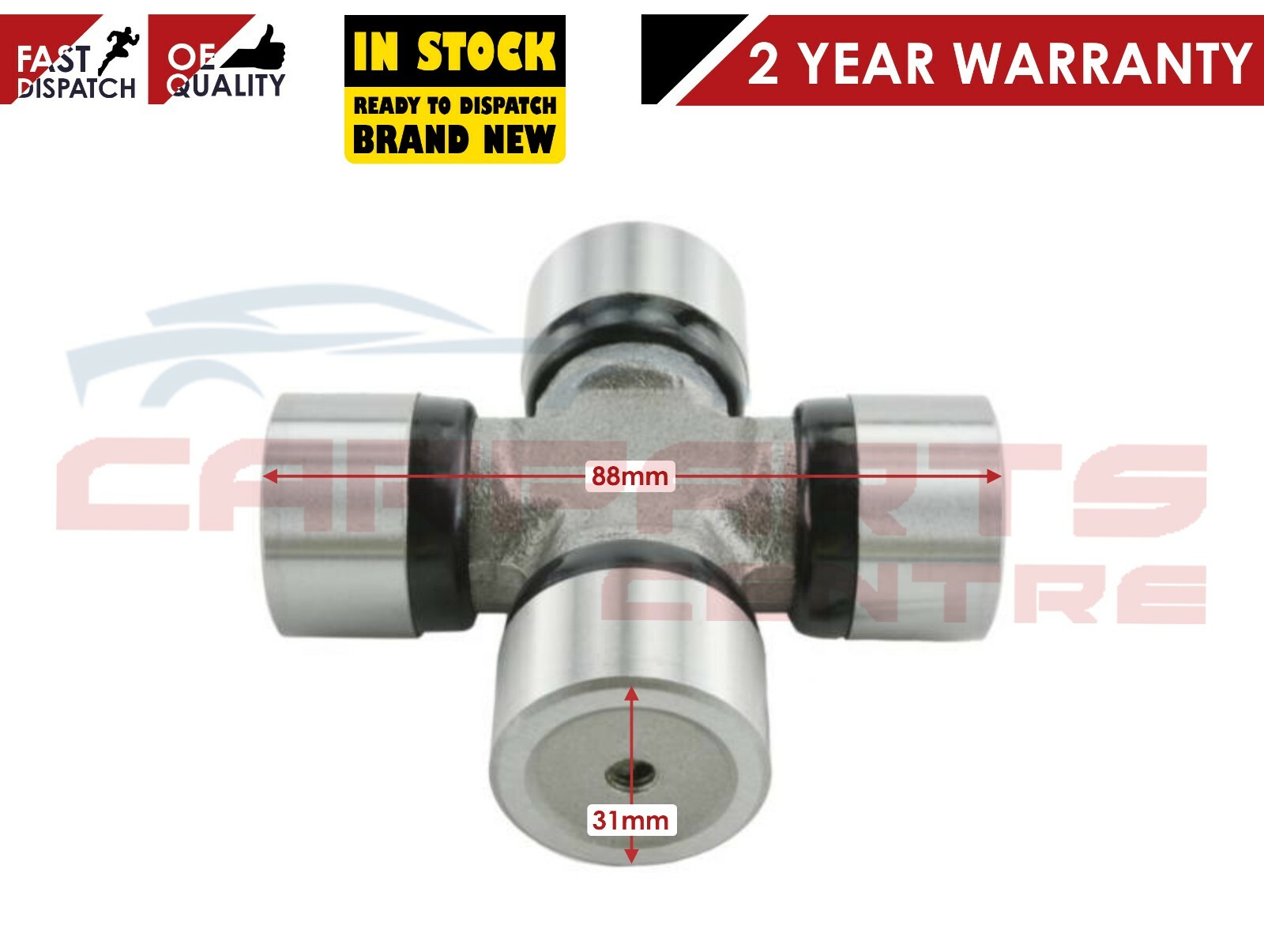 FOR MERCEDES SPRINTER VW CRAFTER PROPSHAFT UJ UNIVERSAL JOINT 31x88mm ...
