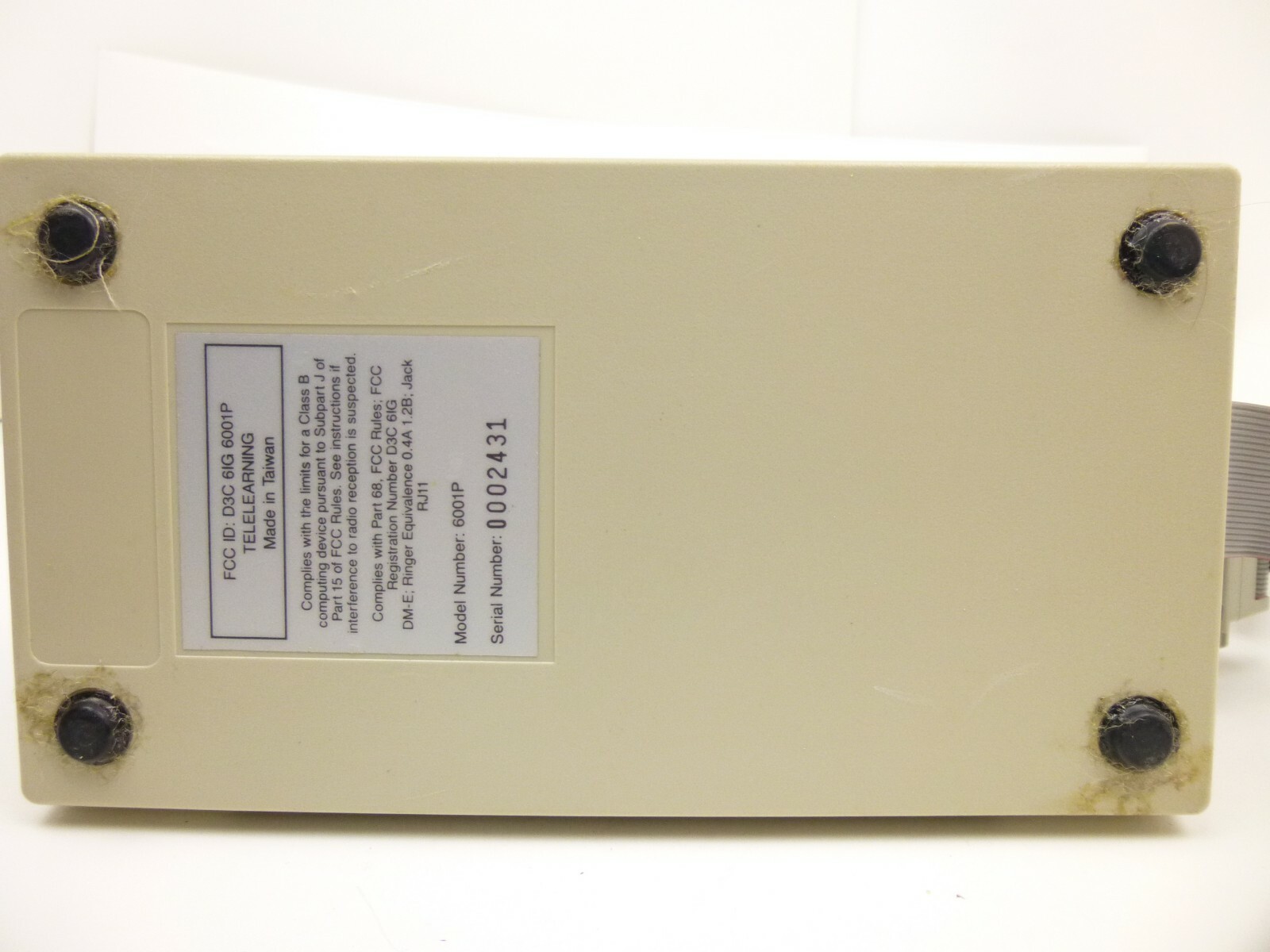 Vintage Modem For Apple IIc By Total Telecommunications 300-Modem ...