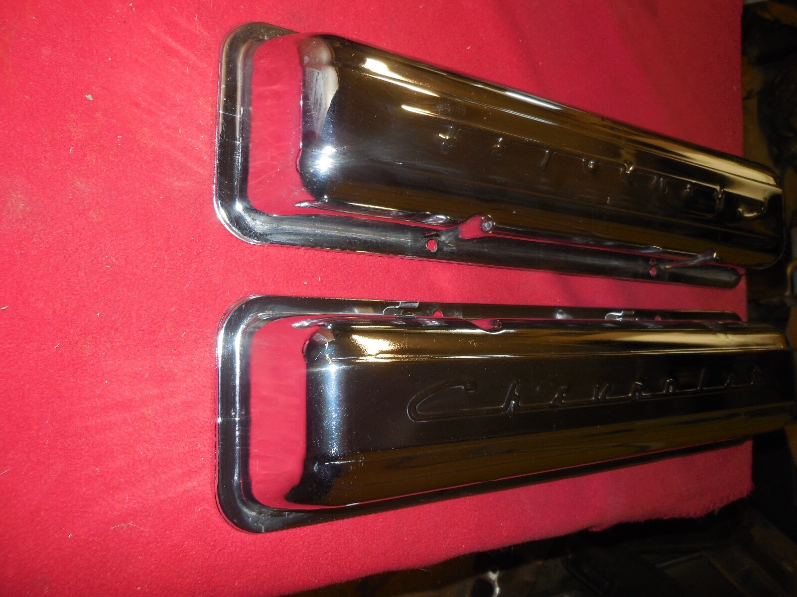 1967 Camaro Chevelle El Camino Nova 302 327 350 factory chrome valve ...