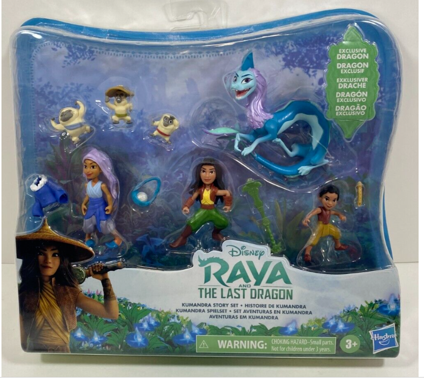 Disney Princess Raya & The Last Dragon Kumandra Story Set, 7 Dolls ...