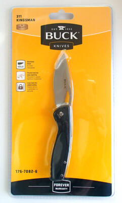 BUCK KNIVES 311 KINGSMAN FOLDING POCKET KNIFE 2.75" BLADE WITH CLIP ...