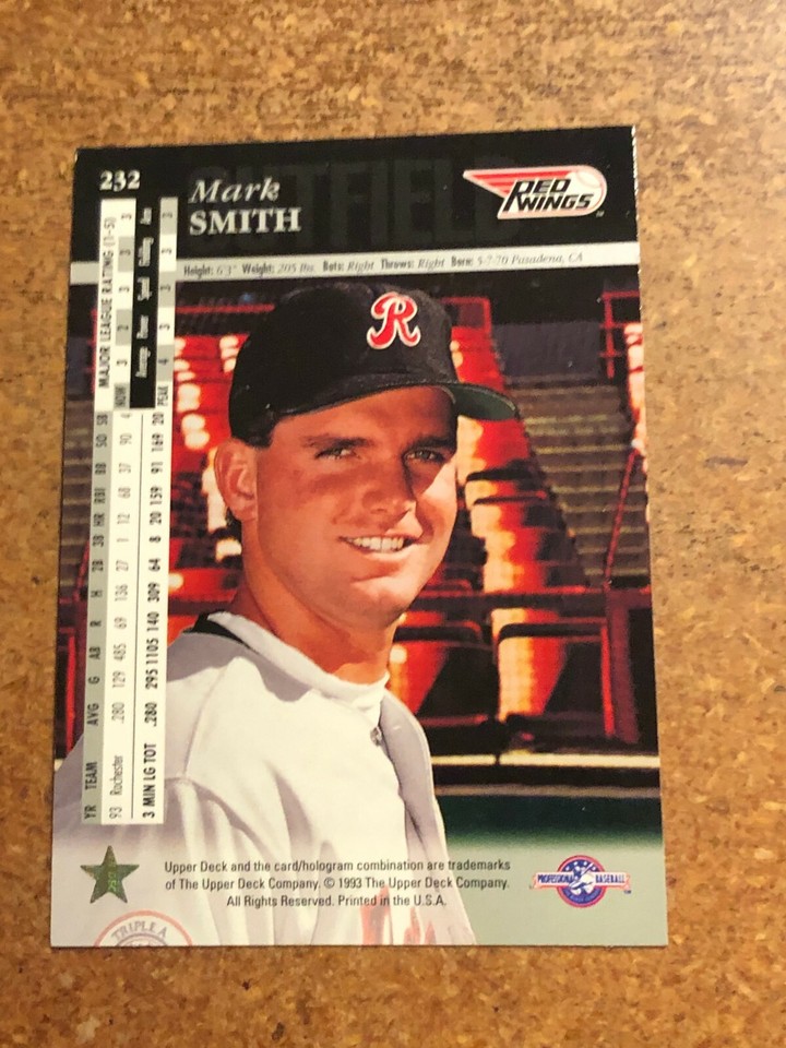 1994 Upper Deck Minors Top Prospects Baseball # 232 Mark Smith RC | eBay