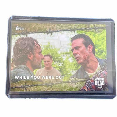 2017 Topps Walking Dead AMC “While You Were Out” #47 /25 SSP Pop 1 Mint ...