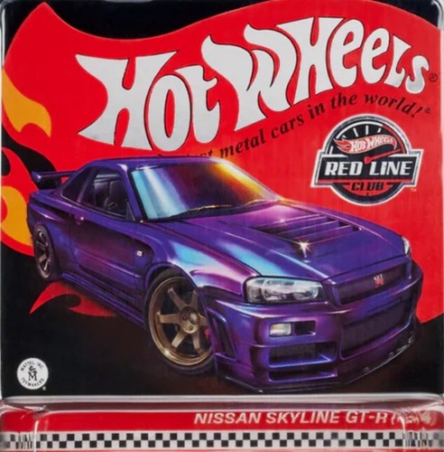 🔥2024 Hot Wheels Collectors RLC Exclusive SKYLINE GT-R BNR34 CHAMELEON ...