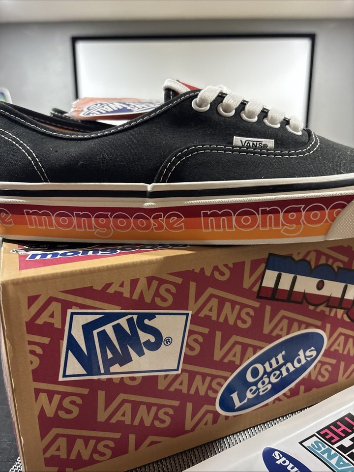 Vans Our Legends "Mongoose" Authentic 44 Dx Men's Shoes Black-Orange ...