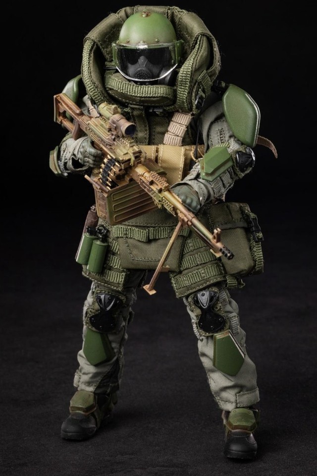 HiPlay Hasuki SA02 Shield Soldier, 1:12 Scale Collectible Action Figure ...