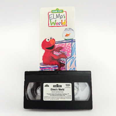 Sesame Street Elmo's World VHS 2000 Tape 3 Elmo Episodes for Children ...
