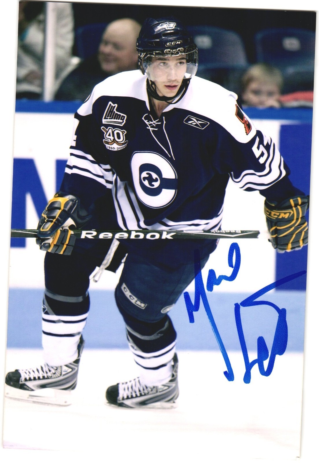 Maxime Legault Autographed 4x6 Color Photo Shawinigan Cataractes #54 ...
