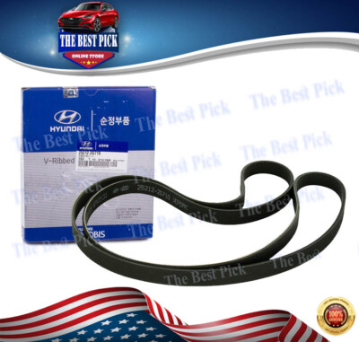 ⭐GENUINE⭐ Serpentine belt for 2011-2014 Hyundai Sonata Tucson ...