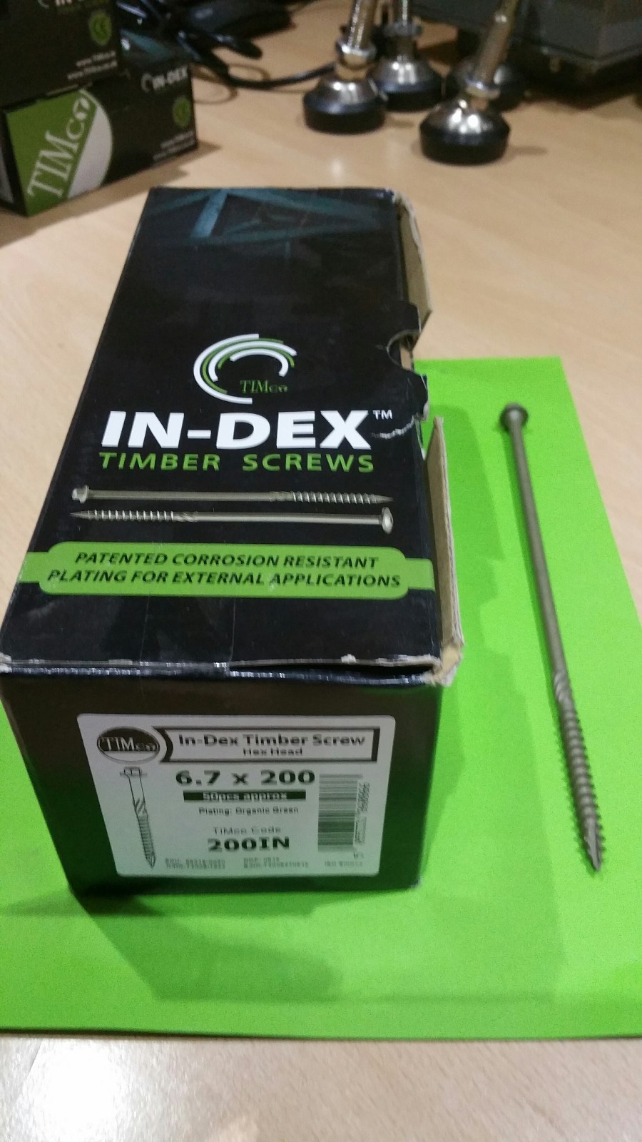 TIMco Index Screws | Timber Sleeper | Landscaping Timberlock of 50 ...