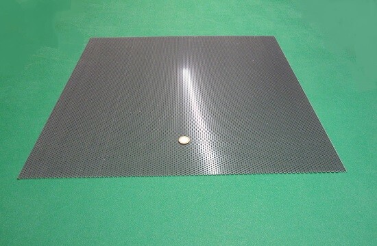 PVC Type I Perforated Sheet, 1/16" Thick x 24" x 24", 1/8" Dia Hole ...