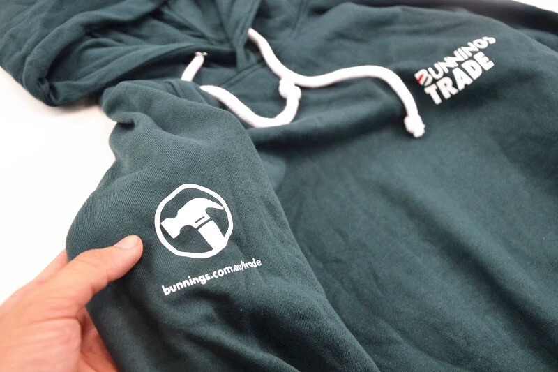 Bunnings Trade Hoodie Jumper Mates Brand New GENUINE Green Size S-3XL ...