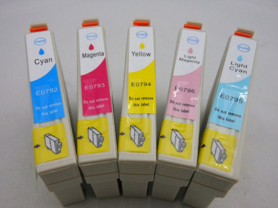 T0792 - T0796 Ink Cartridge for Epson Stylus PX810FW PX800FW PX710W ...