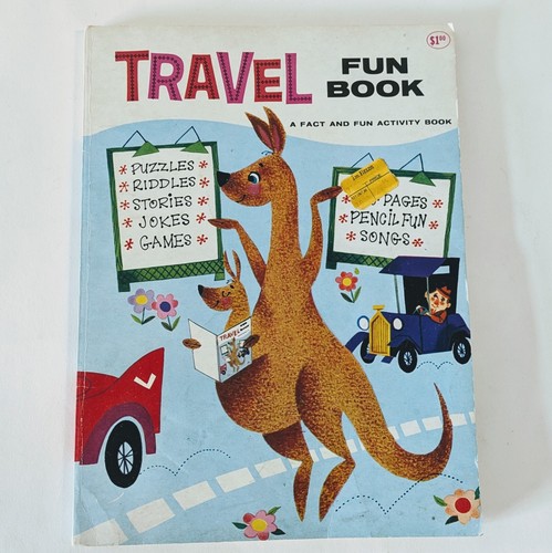 vintage activity book travel fun book a fact and fun activity book | eBay
