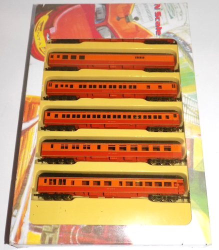 Con-Cor N Scale Southern Pacific Heavyweight Passenger 6 Car Set 003 ...