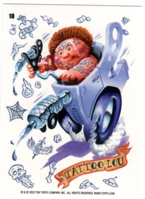 2023 GARBAGE PAIL KIDS KRASHERS GPK LICENSE PLATE TATTOO LOU 10 NM | eBay